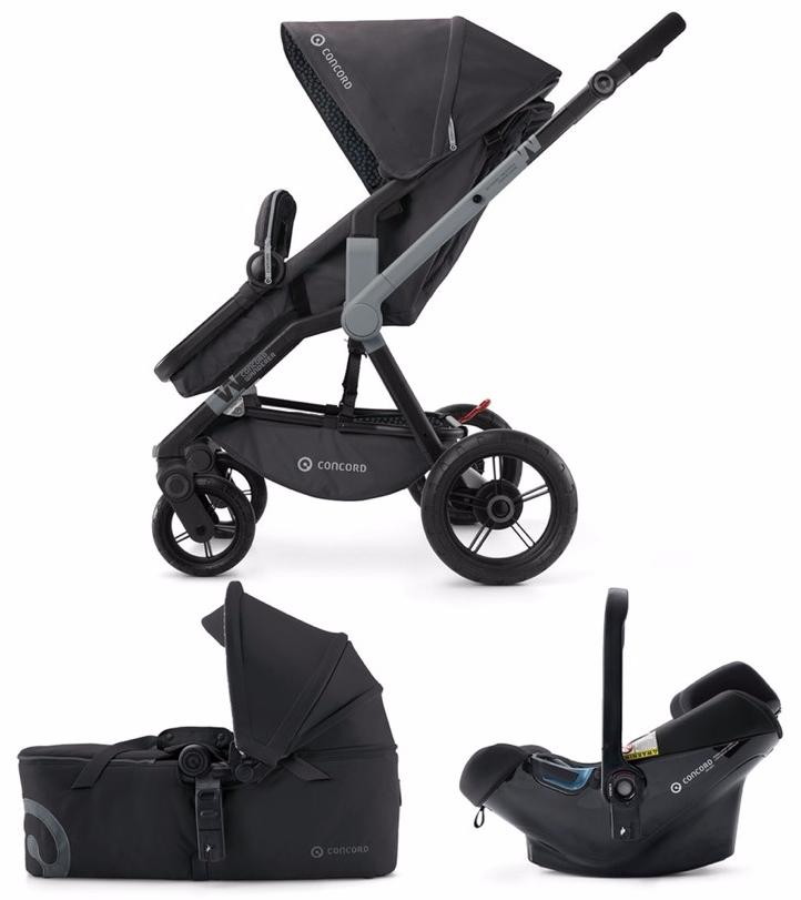 Детская коляска Concord Wanderer Mobility Set 3 в 1 Raven Black 2015