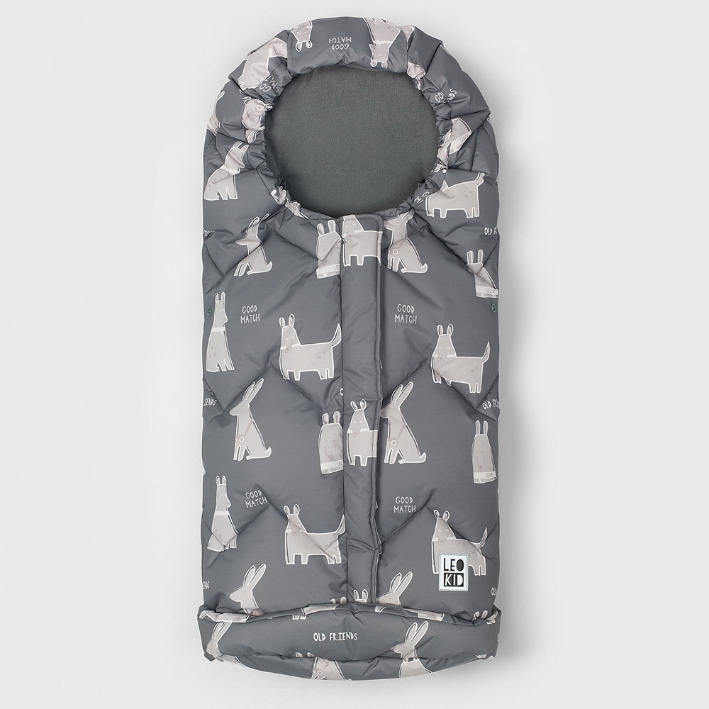 Конверт Leokid Classic серый