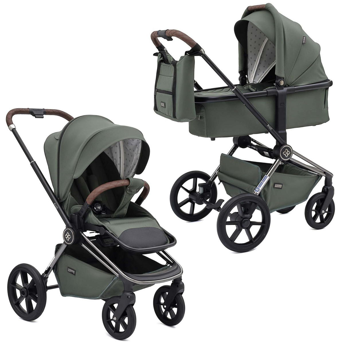 Коляска 2 в 1 Labala Raiz Edition Line 2025 Green