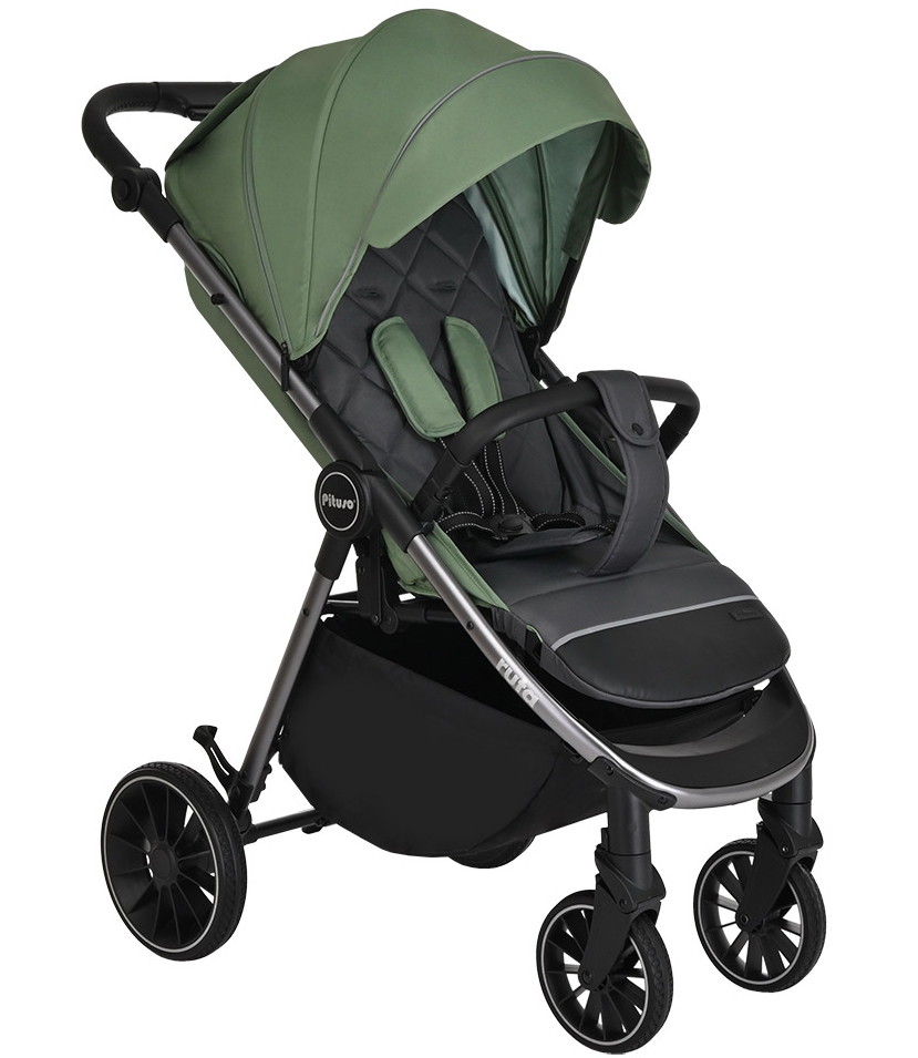 Детская прогулочная коляска Pituso Ruta PU BD206 Green