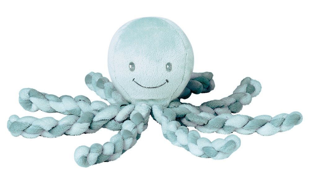 Игрушка мягкая Nattou Soft Toy Octopus Осьминог Coppergreen/Mint 878746